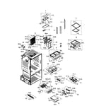 Samsung RF260BEAEBC/AA-01 bottom-mount refrigerator parts | Sears ...