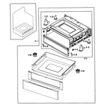 Samsung NE595R0ABSR/AA-00 electric range parts | Sears Parts Direct