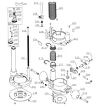 Dewalt Router Parts Diagram Dewalt Router Parts Type Plunge