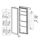 Samsung RS267TDRS/XAA-00 side-by-side refrigerator parts | Sears Parts ...