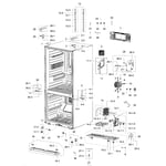Samsung RB215ABPN/XAA-00 bottom-mount refrigerator parts | Sears ...