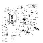 Samsung RS265TDRS/XAA-01 side-by-side refrigerator parts | Sears ...