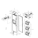 Samsung RS265TDRS/XAA-03 side-by-side refrigerator parts | Sears ...