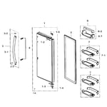 Samsung RS265TDRS/XAA-03 side-by-side refrigerator parts | Sears ...