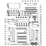 Looking for BBQ-Pro model PG-40522SOL gas grill repair & replacement parts?