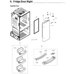 Samsung RF263BEAEBC/AA-04 bottom-mount refrigerator parts | Sears ...