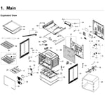 Samsung NE58K9500SG/AA-01 electric range parts | Sears PartsDirect