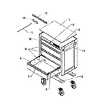 Craftsman 706539530 tool cabinet parts | Sears PartsDirect