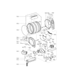 LG DLEX4270W dryer parts | Sears PartsDirect