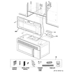 GE JVM1650SH05 microwave/hood combo parts | Sears Parts Direct