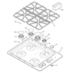 GE JGP328SEK2SS gas cooktop parts | Sears PartsDirect