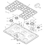 Looking for GE model JGP975SEK2SS gas cooktop repair & replacement parts?