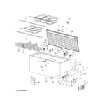 Looking for GE model FCM22DLAWW chest freezer repair & replacement parts?