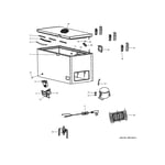 Haier HFC1504ACW chest freezer parts | Sears PartsDirect