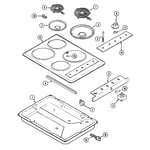 Jenn-Air CCE1401B electric cooktop parts | Sears PartsDirect