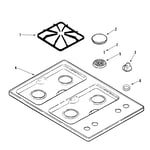 Looking for Magic Chef model CGC2430ADB gas cooktop repair ...