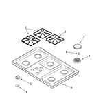 Magic Chef CGC2536ADW gas cooktop parts | Sears PartsDirect