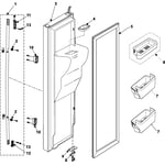 Samsung RS257BARB/XAA side-by-side refrigerator parts | Sears PartsDirect