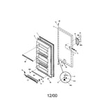Kenmore 2539287110 upright freezer parts | Sears PartsDirect