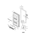 Kenmore 2539284214 upright freezer parts | Sears PartsDirect