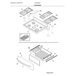 Frigidaire GCRG3060ADB gas range parts | Sears PartsDirect