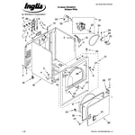 Looking for Inglis model IED4400VQ1 dryer repair & replacement parts?