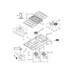 KitchenAid KCGS956ESS00 gas cooktop parts | Sears Parts Direct