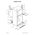 Whirlpool WRT311FZDZ01 top-mount refrigerator parts | Sears PartsDirect
