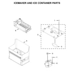 KitchenAid KRFC704FPS04 bottom-mount refrigerator parts | Sears PartsDirect