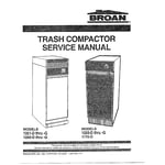Broan 1051-D THRU G trash compactor parts | Sears PartsDirect