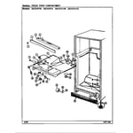 Magic Chef RB151PFW/DG11A top-mount refrigerator parts | Sears PartsDirect