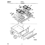 Frigidaire FGF374CCBB gas range parts | Sears PartsDirect