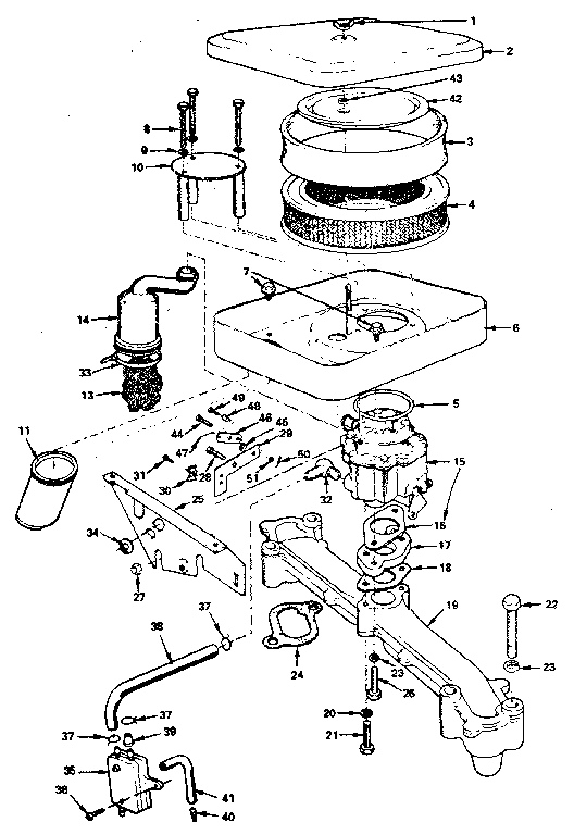 Official Onan B48G-GA020/3858C lawn & garden engine parts | Sears ...