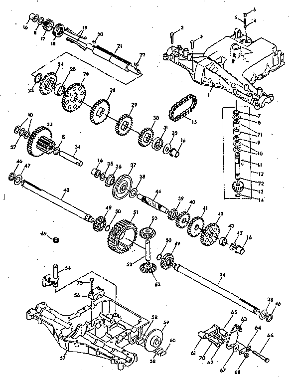 Official Craftsman 917254271 front-engine lawn tractor parts | Sears ...