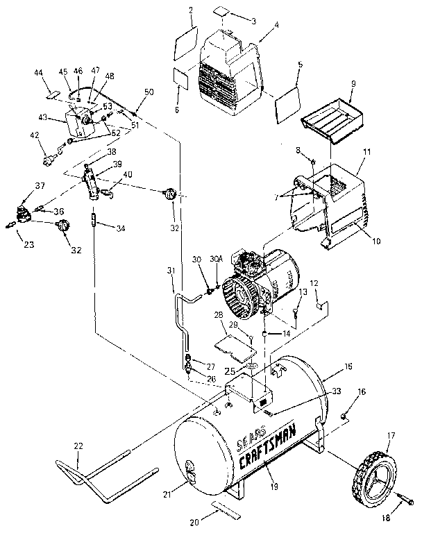 Official Craftsman 919155731 air compressor parts | Sears PartsDirect
