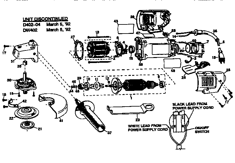 Dewalt Angle Grinder Parts Diagram | Reviewmotors.co