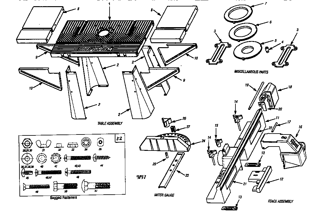 Sears Craftsman Router Table Parts | Reviewmotors.co