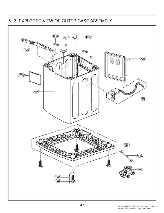 Official LG WT7305CV/00 washer parts | Sears PartsDirect