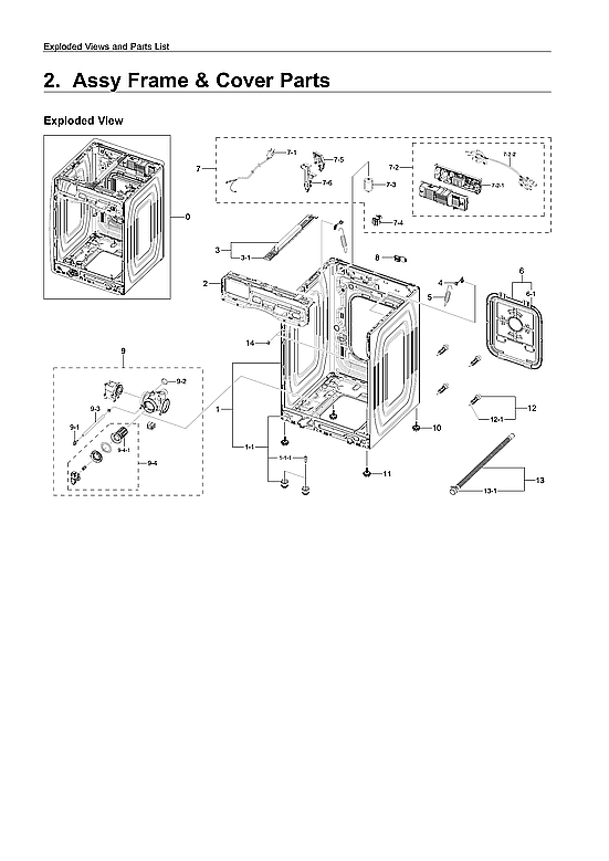 Official Samsung WF45T6000AW/A5-00 washer parts | Sears PartsDirect