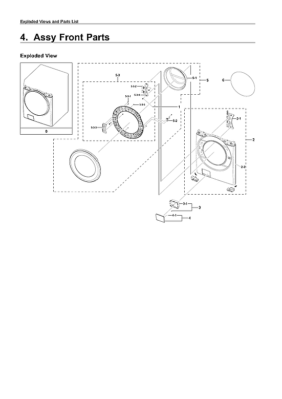 Official Samsung WF45T6000AW/A5-00 washer parts | Sears PartsDirect