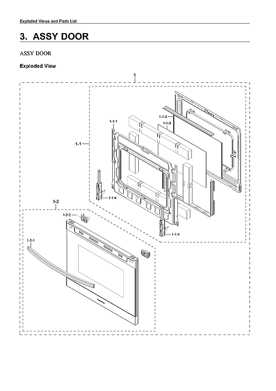 Official Samsung NE63A6511SS/AA-00 electric range parts | Sears PartsDirect
