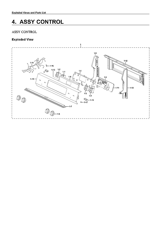 Official Samsung NE63A6511SS/AA-00 electric range parts | Sears PartsDirect