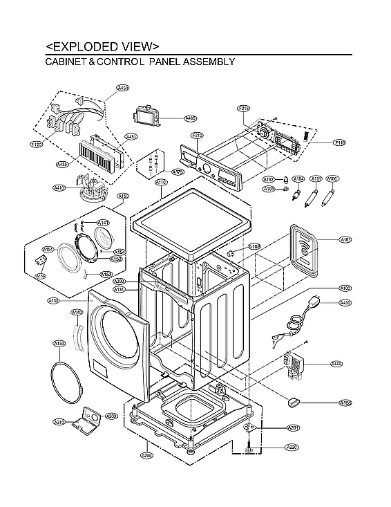 Official LG WM3400CW/00 washer parts | Sears PartsDirect