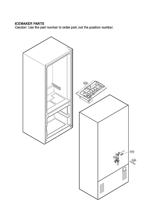 Official LG LFCS22520S/05 bottom-mount refrigerator parts | Sears ...