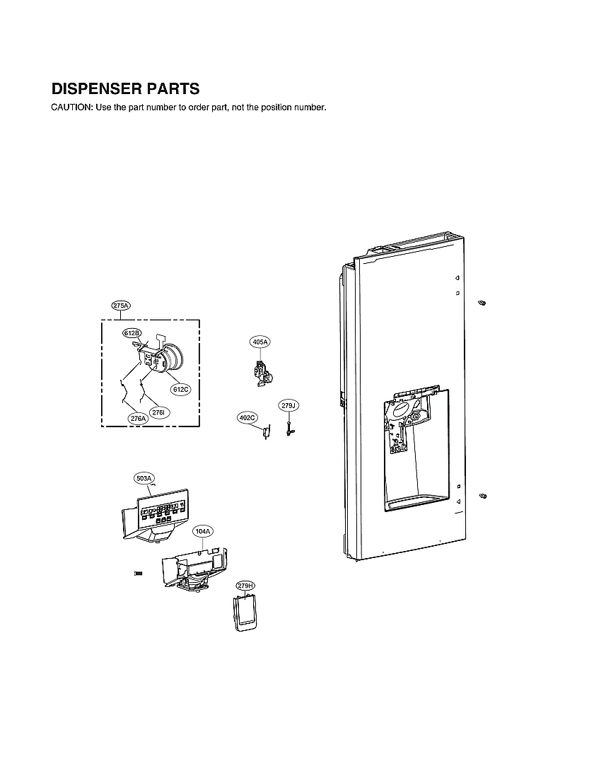 Official LG LFXS26596S/04 bottom-mount refrigerator parts | Sears ...