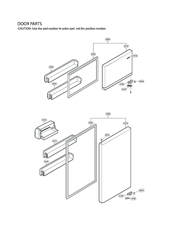 Official LG LRTLS2403S/00 top-mount refrigerator parts | Sears PartsDirect