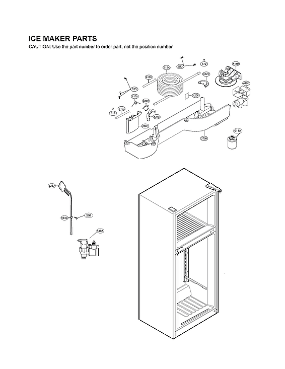Official LG LRTLS2403S/00 top-mount refrigerator parts | Sears PartsDirect