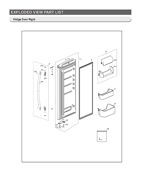 Official Samsung RF18HFENBSR/US-52 bottom-mount refrigerator parts ...