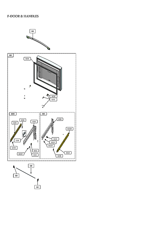Official Kenmore Elite KLBH031ATE0 bottom-mount refrigerator parts ...