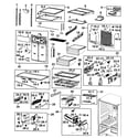 Samsung RF4287HARS/XAA-00 bottom-mount refrigerator parts | Sears ...